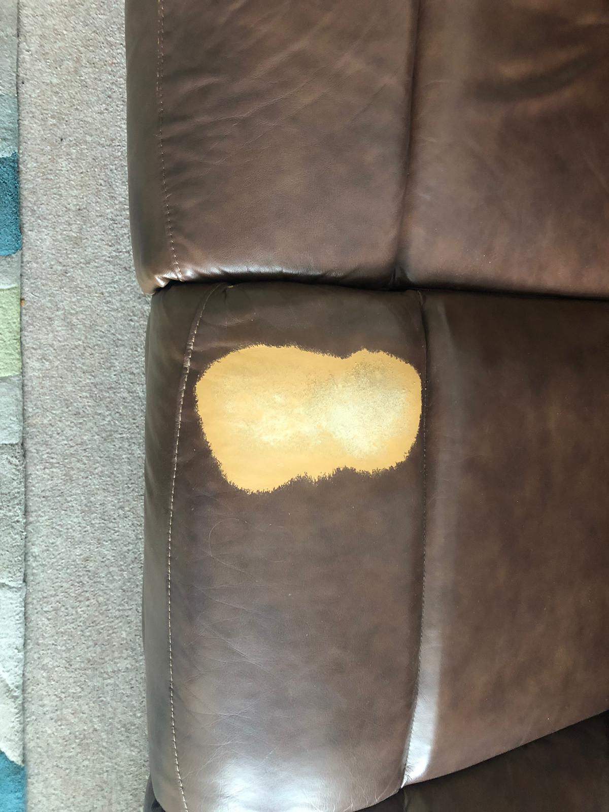 Colour Loss Leather Restoration - Mobileleatherrepairs - Onsite Repairs